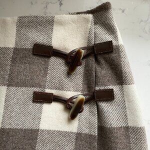 Pendleton | Skirts | Pendleton Oregon Tweed Check Wool Faux Wrap Skirt ...